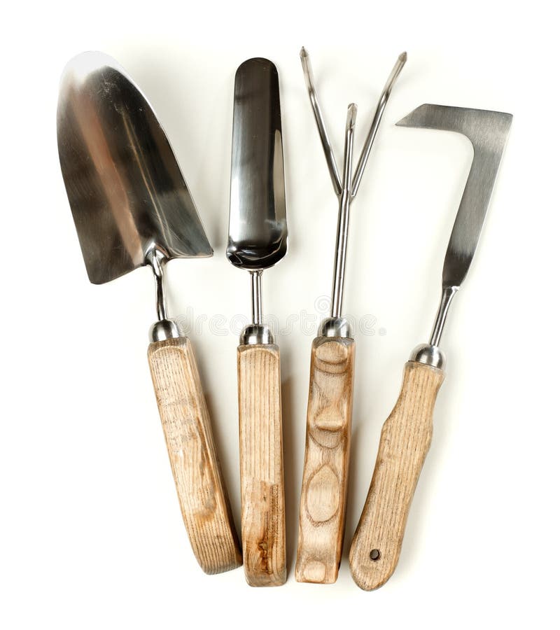 Gardening tools stock image. Image of background, hobby - 24759073