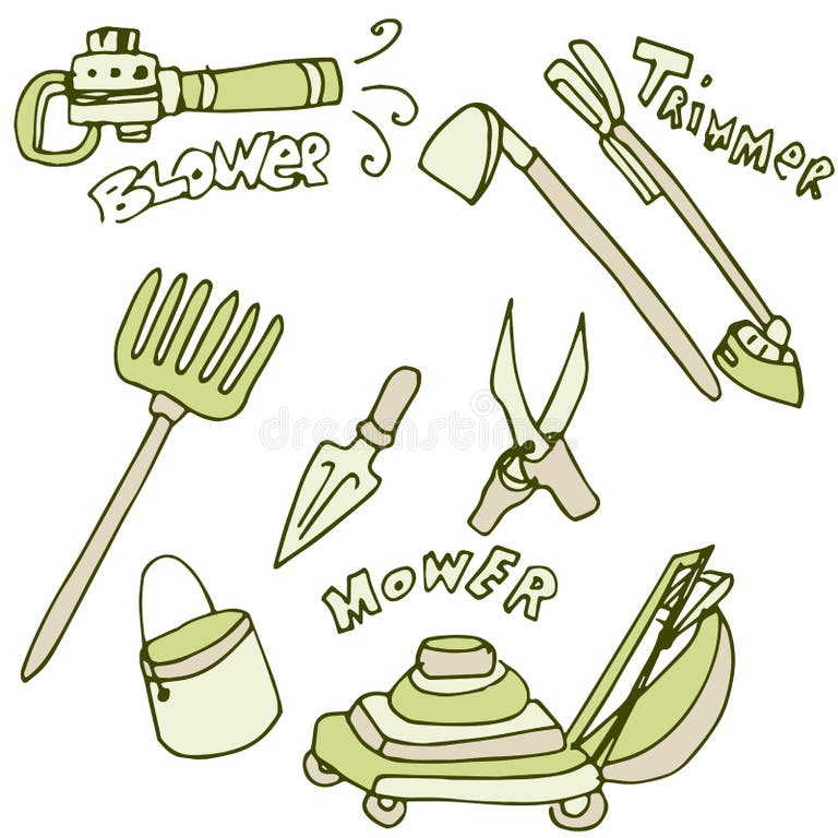 Cartoon Gardening Tools Stock Illustrations – 6,010 Cartoon Gardening ...