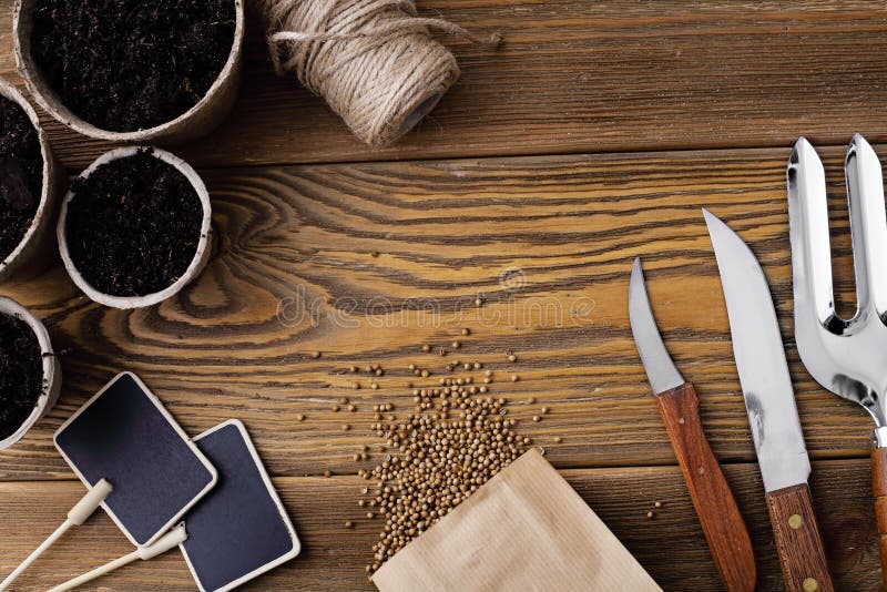 Planting tools stock photo. Image of potting, cultivation - 144266974