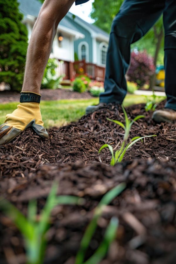 Gardening Workers stock image. Image of gardening, ecology - 366649321