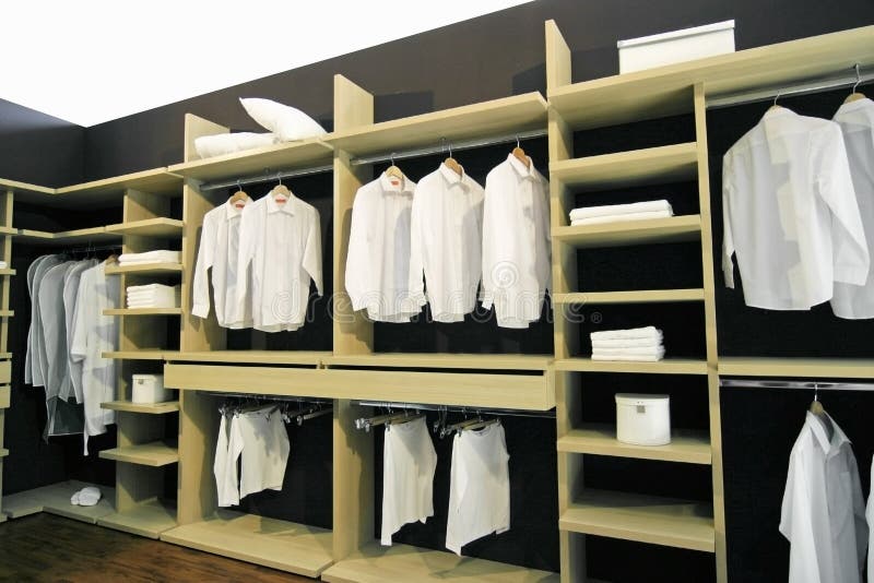 Garderobe stock photo. Image of retail, shirts, dress - 1838808