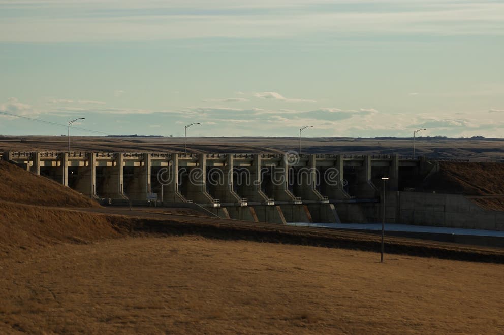 Gardiner Dam in Saskatchewan, Canada Stock Photo - Image of electricity ...