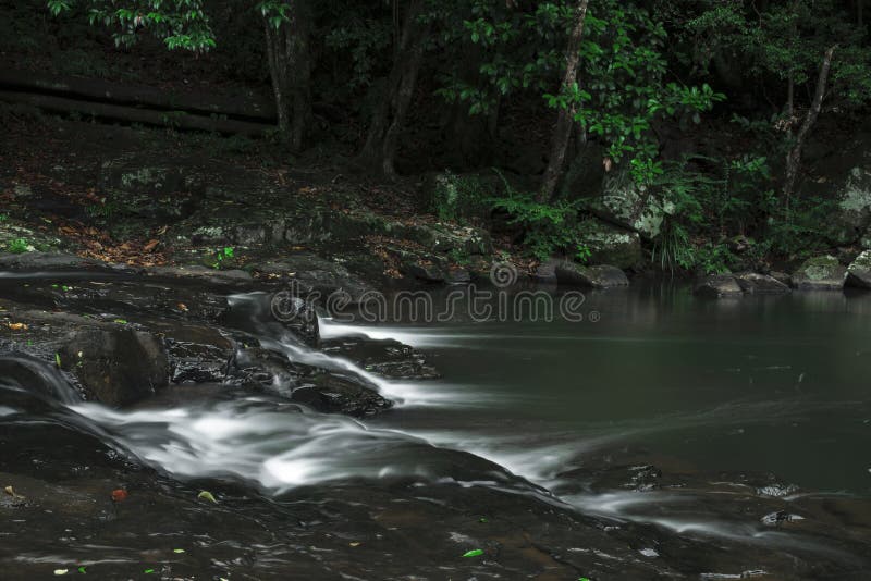 Gardners Falls in Maleny, Sunshine Coast Stock Photo - Image of beauty ...