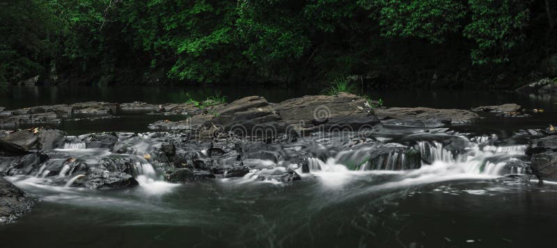 Gardners Falls in Maleny, Sunshine Coast Stock Photo - Image of scenery ...