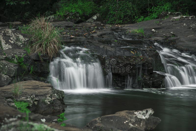 Gardners Falls in Maleny, Sunshine Coast Stock Image - Image of fresh ...