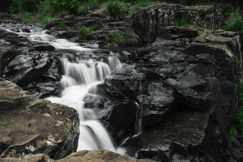 Gardners Falls in Maleny, Sunshine Coast Stock Photo - Image of ...