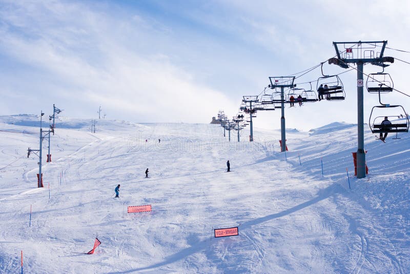 Ski Au Liban (Moyen-Orient) Photo stock - Image du hiver, lebanon: 24692946