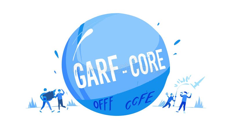 GARF-CORE Sphere. Tech Core Innovation. Abstract Concept, Vector Design ...