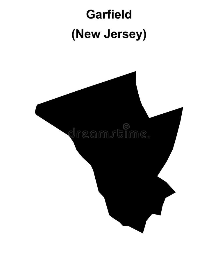 Garfield outline map stock vector. Illustration of garfield - 357487120