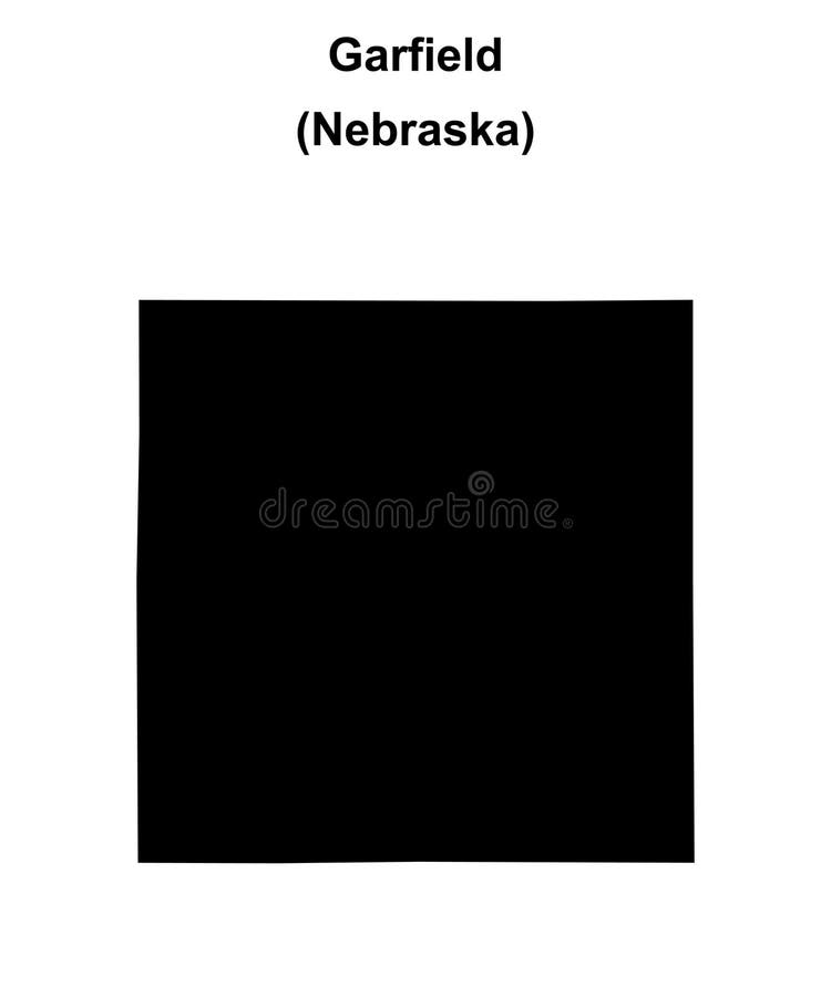 Garfield outline map stock vector. Illustration of garfield - 361725670