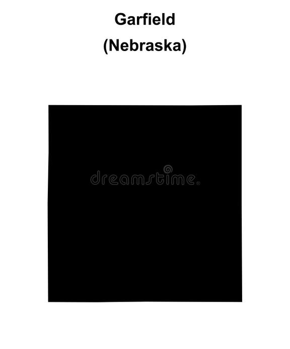 Garfield outline map stock vector. Illustration of garfield - 361725670