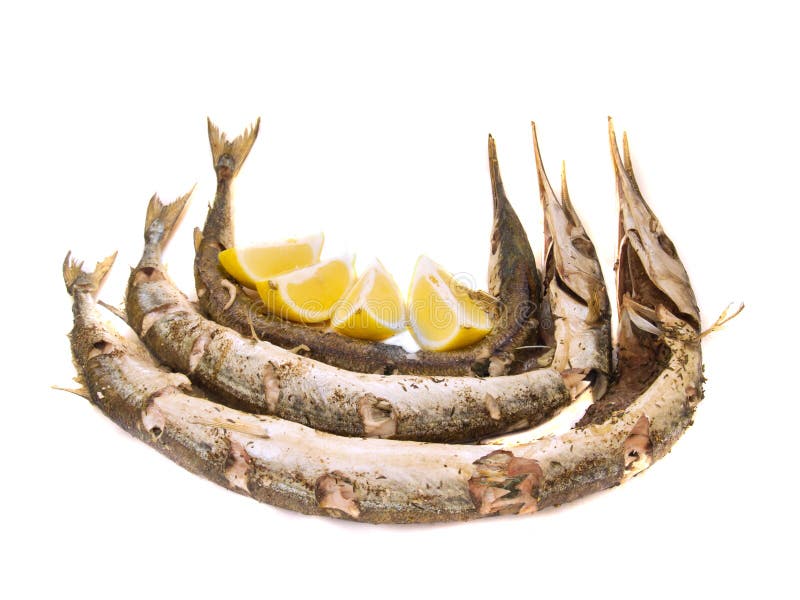 Garfish (Belone Belone) Baked Stock Photo - Image of lemon, aguja: 19707806