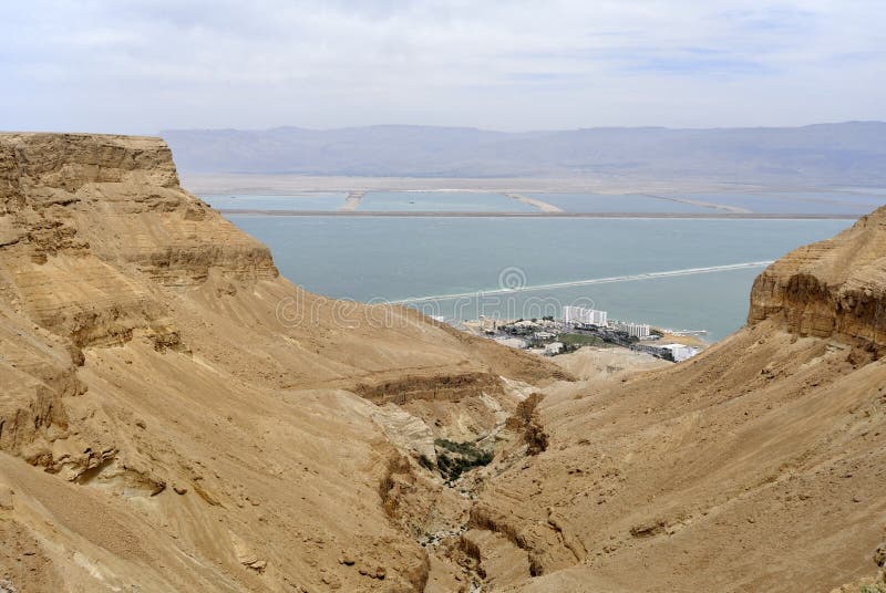 Corriente En Ein Fashkha, Oasis De La Reserva Natural De Einot Tzukim En La Tierra Santa Foto de ...