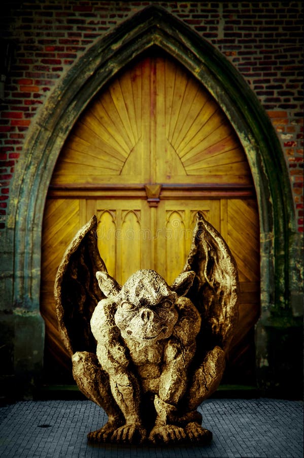 Gargoyle stock image. Image of gargoyle, middle, magic - 29502973