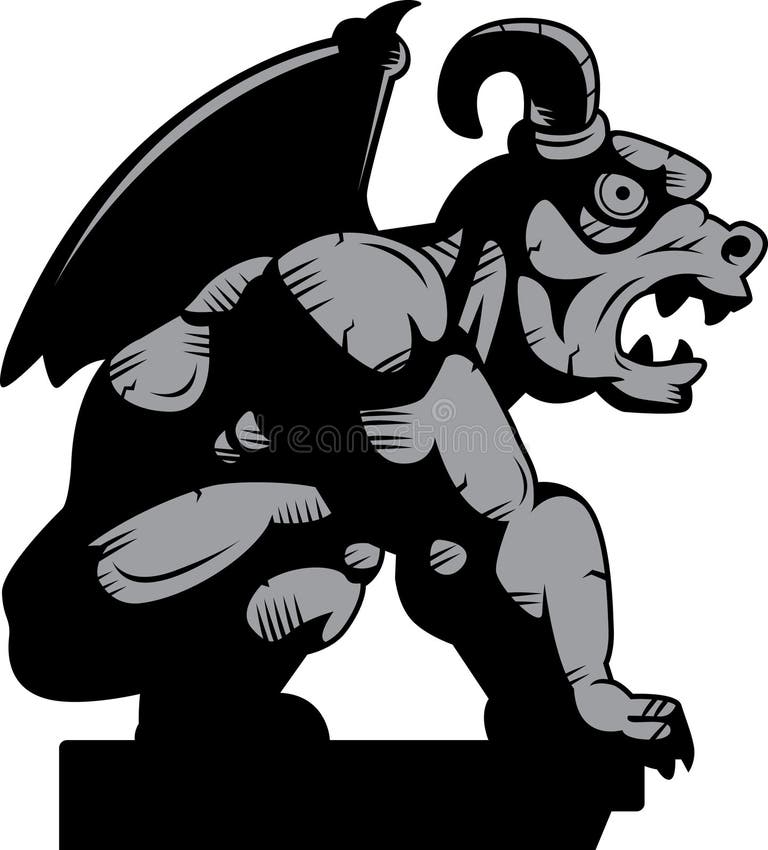 Cartoon Gargoyle Stock Illustrations – 422 Cartoon Gargoyle Stock ...