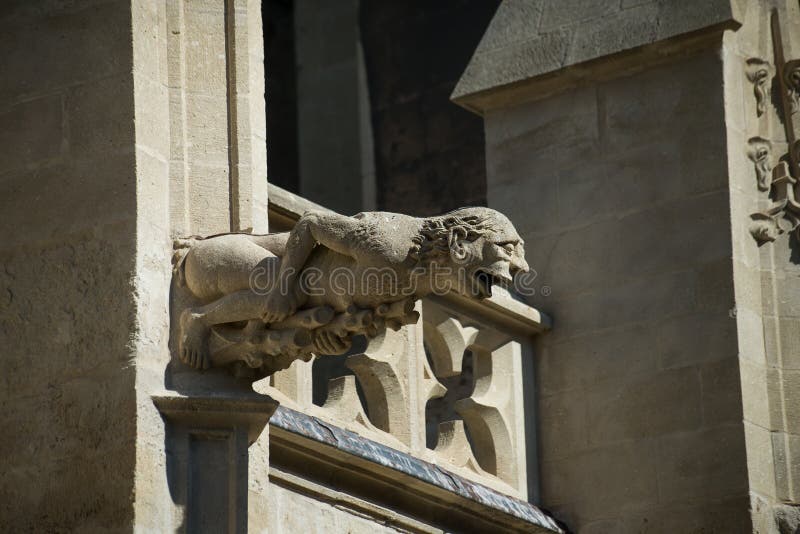 Gargoyle on the Street of the Knights, the Most Famous Street in Rhodes ...