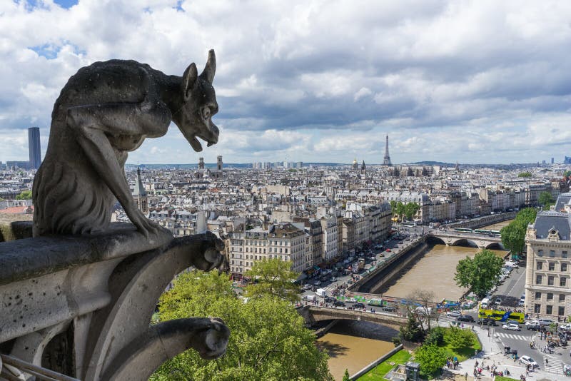 Gargoyle stock photo. Image of france, stonework, demon - 3062928