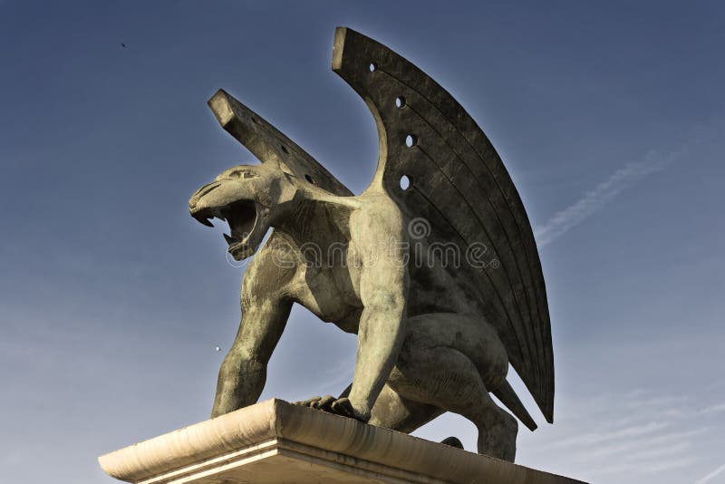 Gargoyle side stock image. Image of quality, angry, wild - 24552597