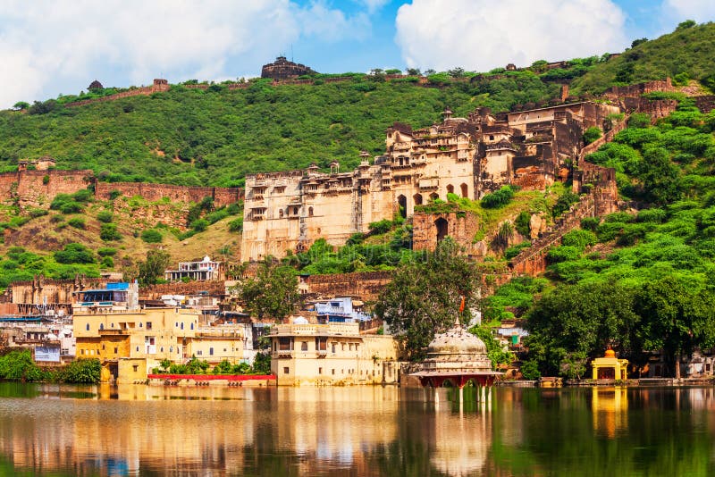 Garh Palace In Bundi, India Stock Photo - Image of attraction, fortress ...
