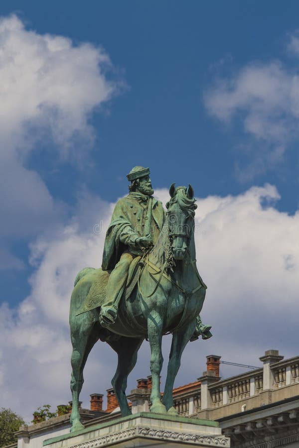 Garibaldi Monument in Milan Stock Image - Image of city, italian: 91918949