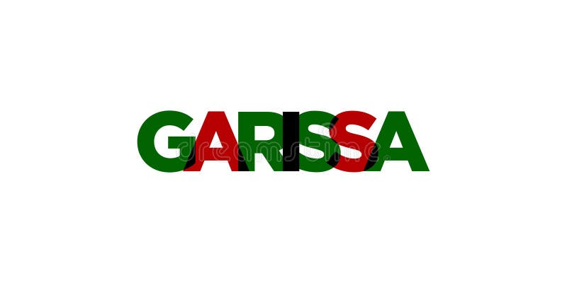 Garissa in the Kenya Emblem. the Design Features a Geometric Style ...