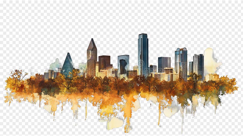 Garland city skyline stock image. Illustration of skyscraper - 341477685