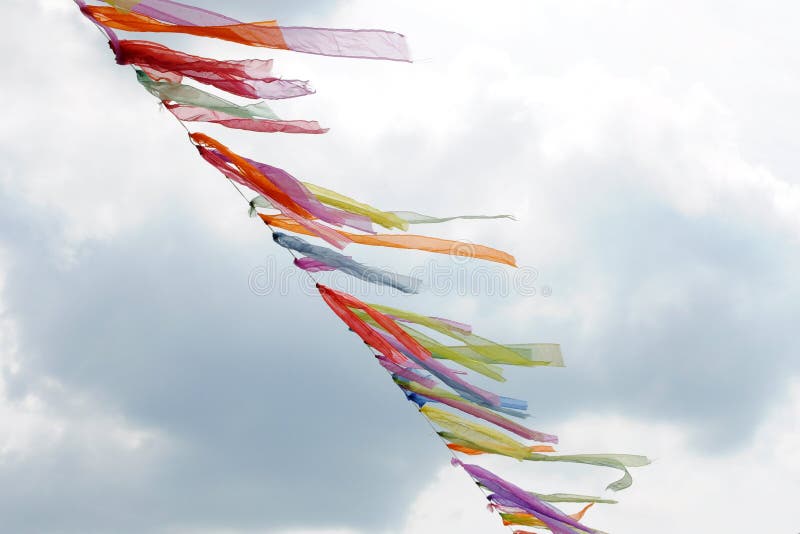 Ribbons flying stock image. Image of flap, ceremony, connected - 5883033