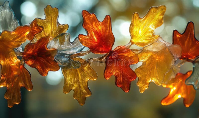 Fall Leaves Garland Transparent Stock Photos - Free & Royalty-Free ...