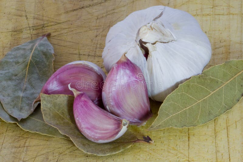 Garlic stock photo. Image of ground, cooking, close, sour - 11439954