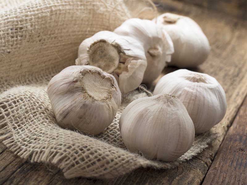 Garlic strand stock image. Image of basket, plant, italian - 55595601