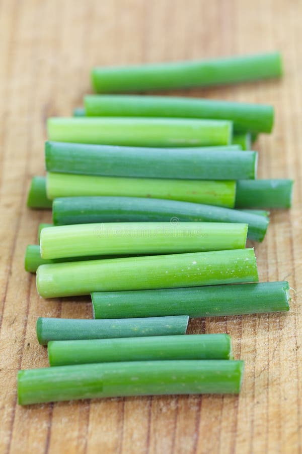 Garlic allium or leek stock photo. Image of plant, freshness - 43830534
