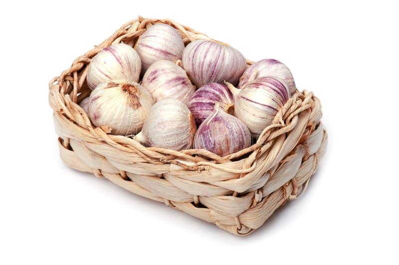 Garlic in box stock photo. Image of aromatic, spice, vegetable - 18358912