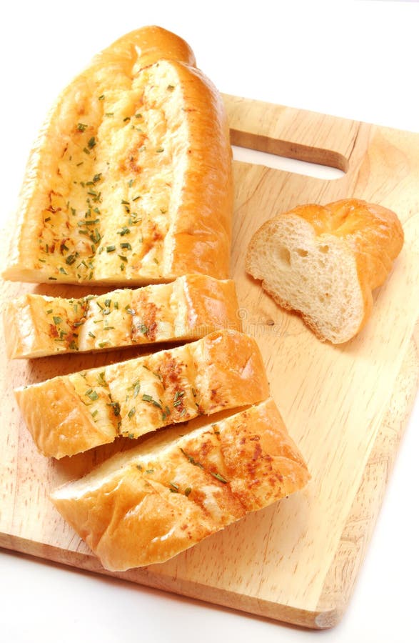 Garlic bread stock photo. Image of bread, fabric, patterned - 17130558