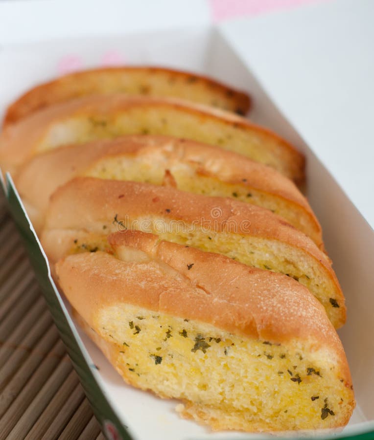 Garlic bread stock photo. Image of herb, buffet, food - 26401692