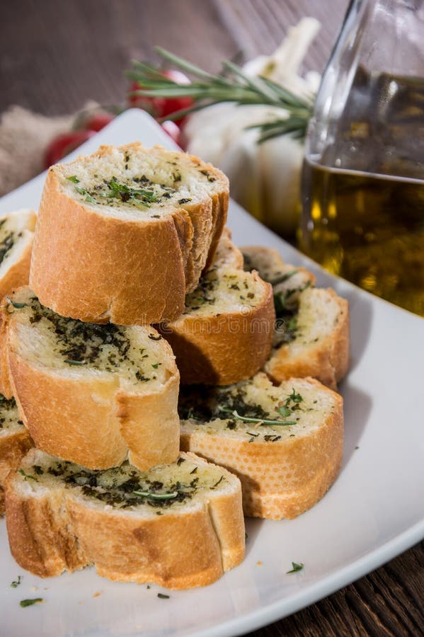Garlic Bread Appetizer stock photo. Image of closeup - 29282142
