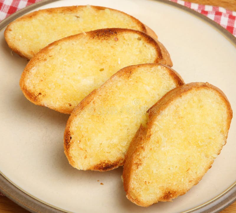 Garlic Bread stock photo. Image of grilled, dish, accompaniment - 33603062