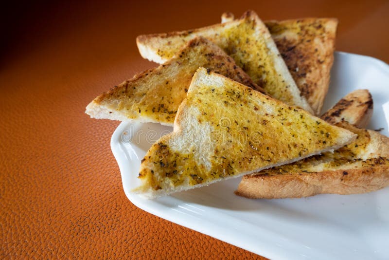 Garlic bread stock photo. Image of buttered, appetizer - 161382846