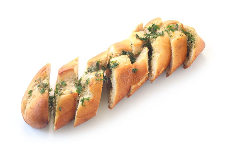Garlic Bread stock photo. Image of whtie, food, herbs - 160342908