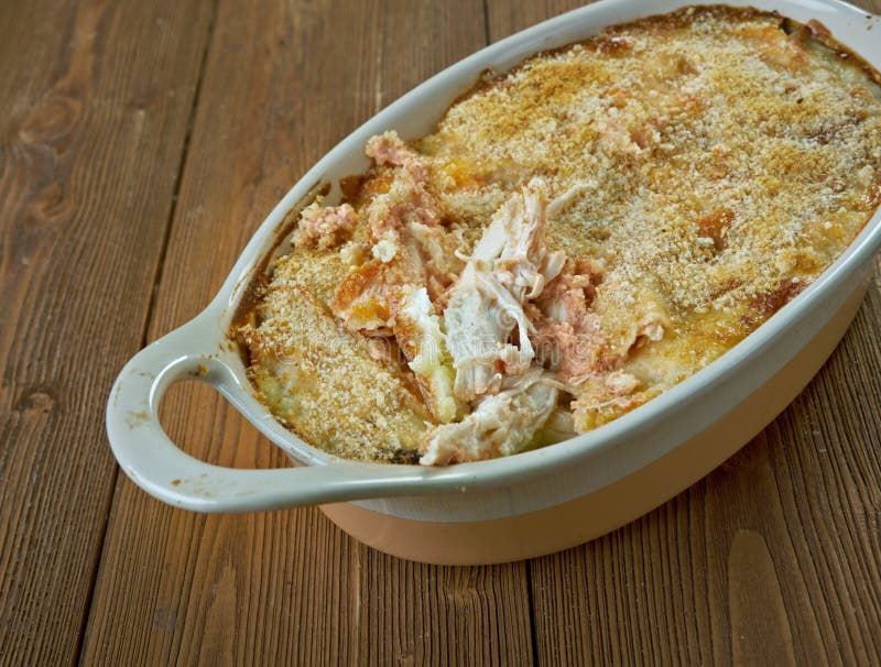 Garlic Cheddar Chicken Bake Stock Photo - Image of garlic, cuisine ...