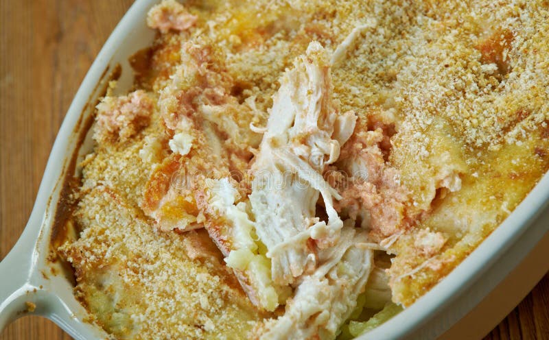 Garlic Cheddar Chicken Bake Stock Image - Image of traditional ...