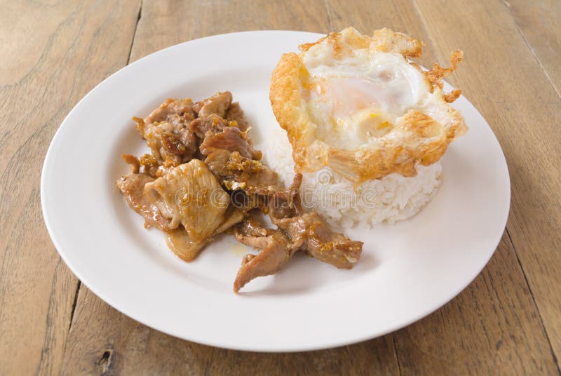 Garlic Chicken Rice stock image. Image of cooking, asian - 38770381