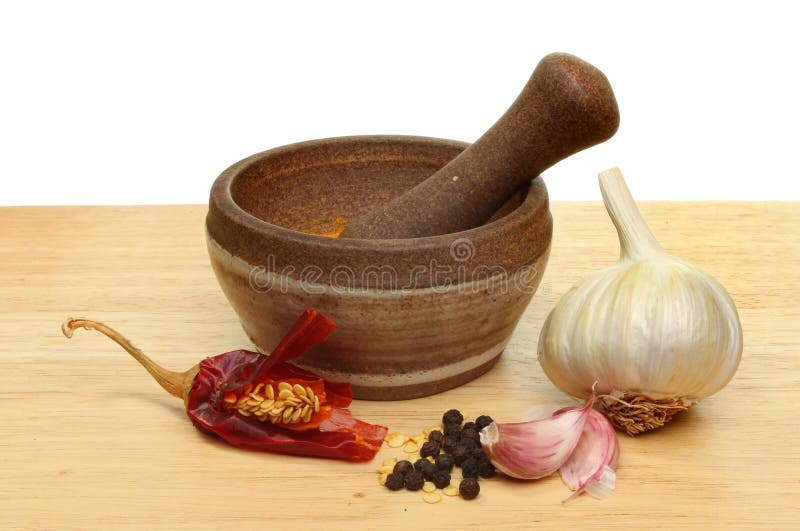 Garlic and chilli stock photo. Image of chilli, seed - 24638624