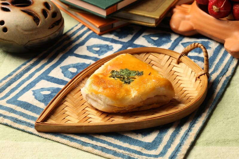 Garlic Chinese cake stock photo. Image of break, piece - 37545850