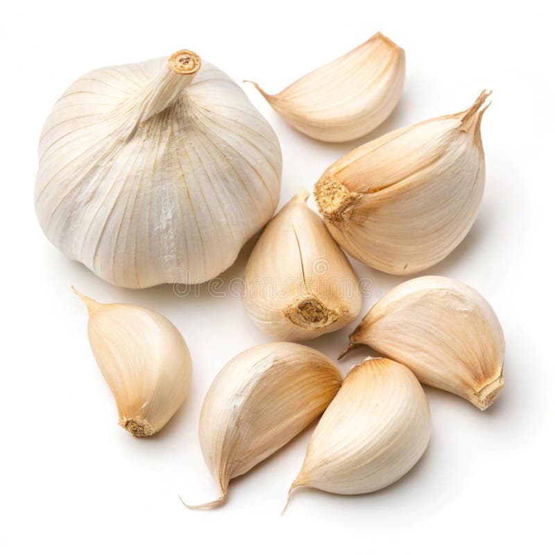 Garlic cloves stock illustration. Illustration of healthyfood - 368736043