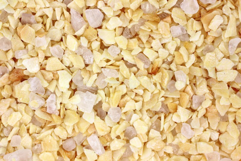 Garlic Flakes with Sea Salt Stock Image - Image of food, bowl: 17090269