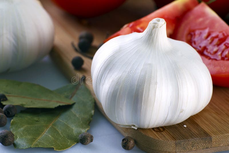 Garlic Fruit stock photo. Image of spices, ingredients - 25960582