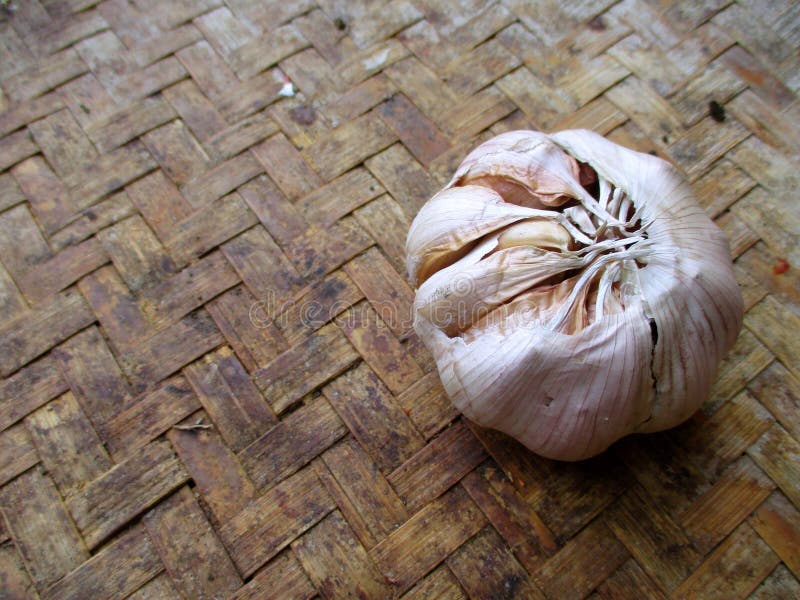 Garlic stock image. Image of clove, flower, eating, autumn - 268981833