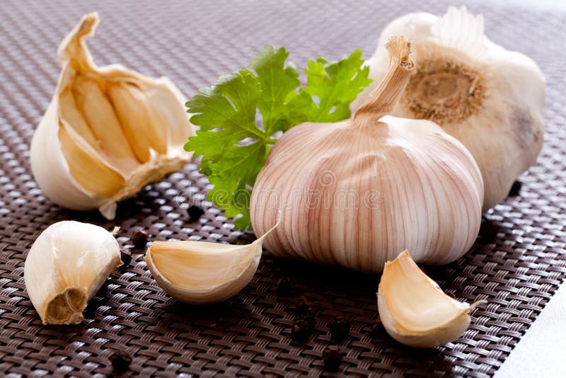 Garlic stock image. Image of garlic, medicinal, food - 102318707