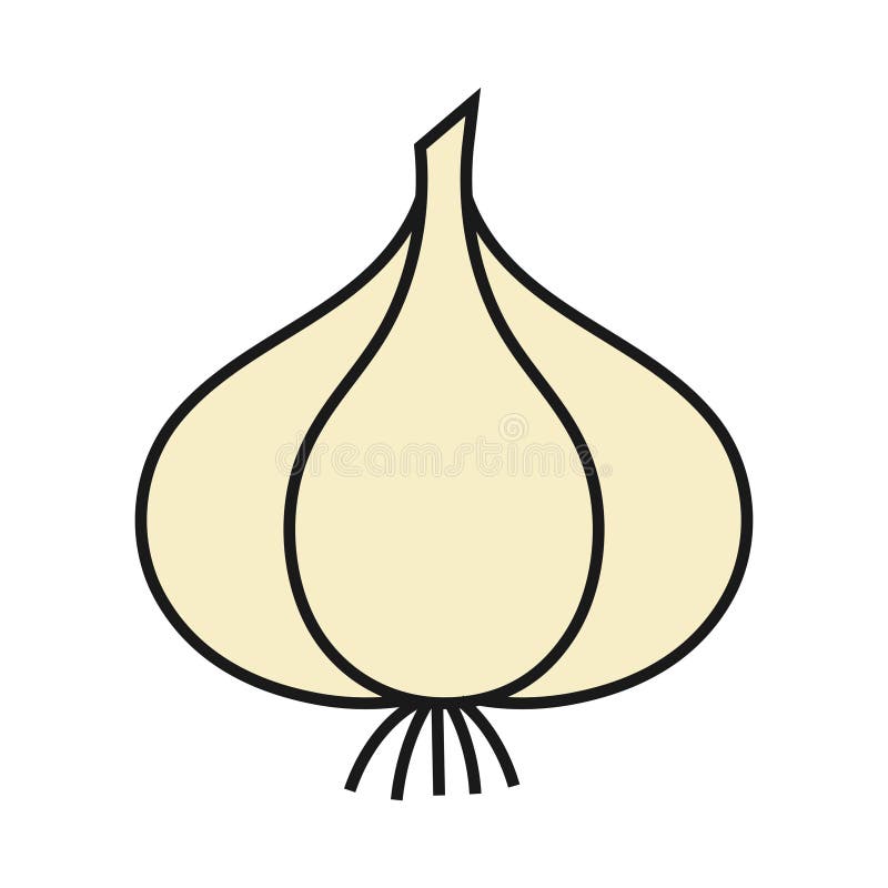 Garlic Icon Design Template Vector Illustration Stock Vector ...