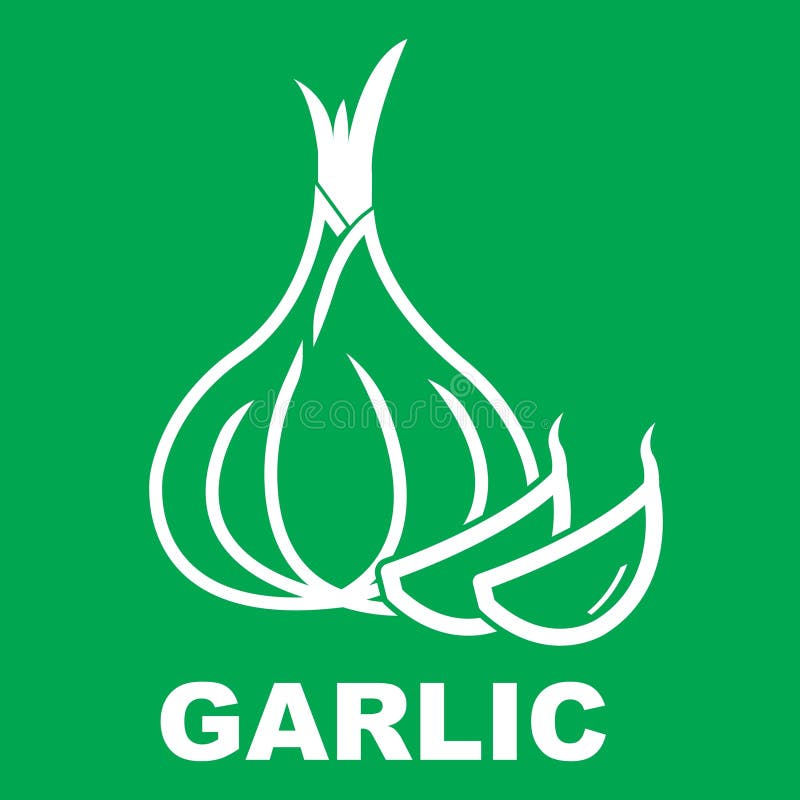 Garlic Icon Logo,illustration Design Stock Vector - Illustration of ...